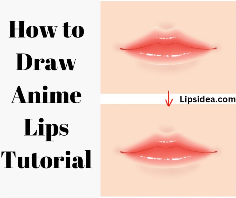 How to Draw Anime Lips Tutorial - Lips Idea